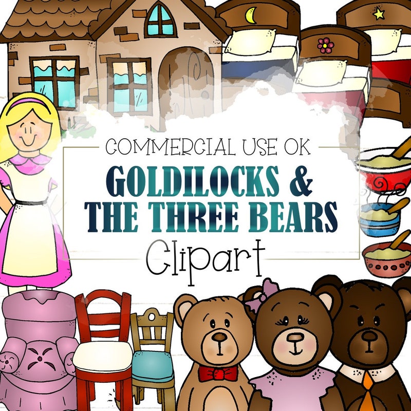Goldilocks and Bears - Etsy