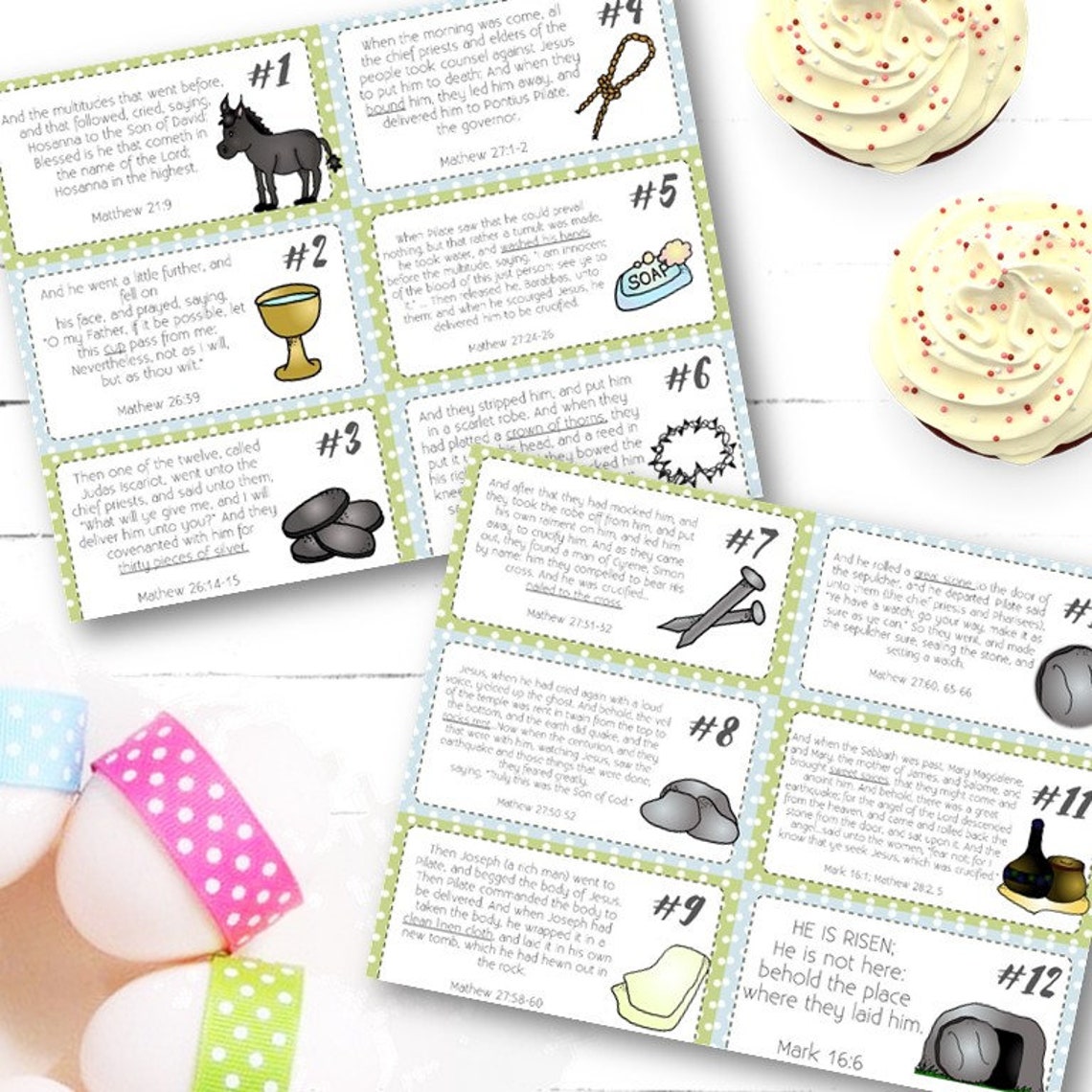 EDITABLE Easter Egg Scripture Countdown INSTANT DOWNLOAD | Etsy