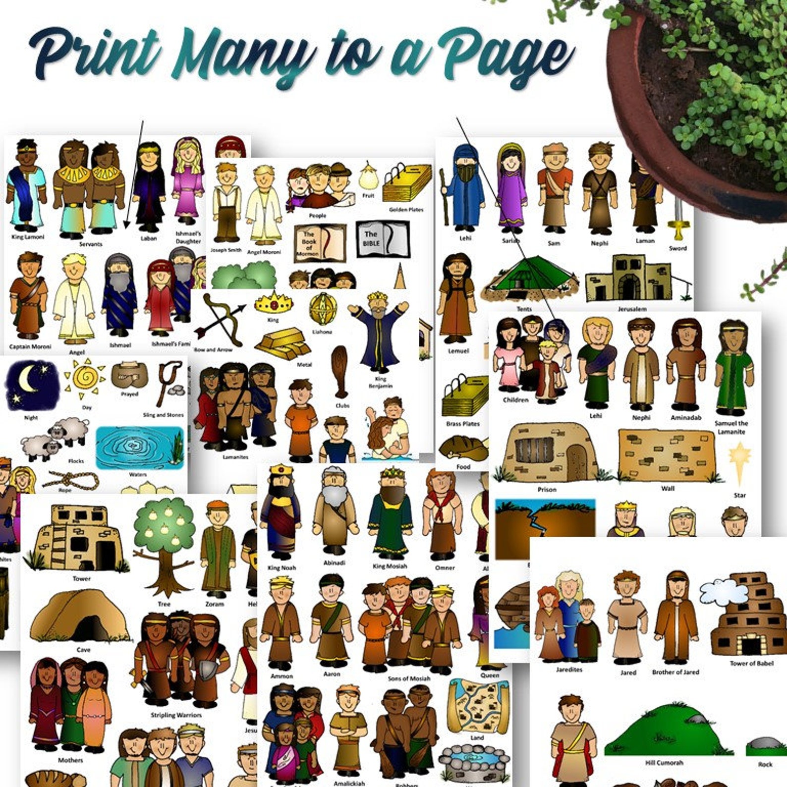 Book of Mormon Printables INSTANT DOWNLOAD | Etsy