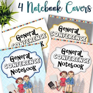 BUNDLED Kids General Conference Notebook and Activities - INSTANT ...