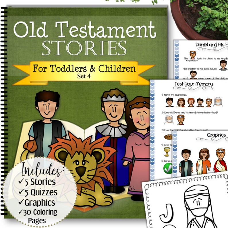 Complete Old Testament Stories For Toddlers and Children | Etsy