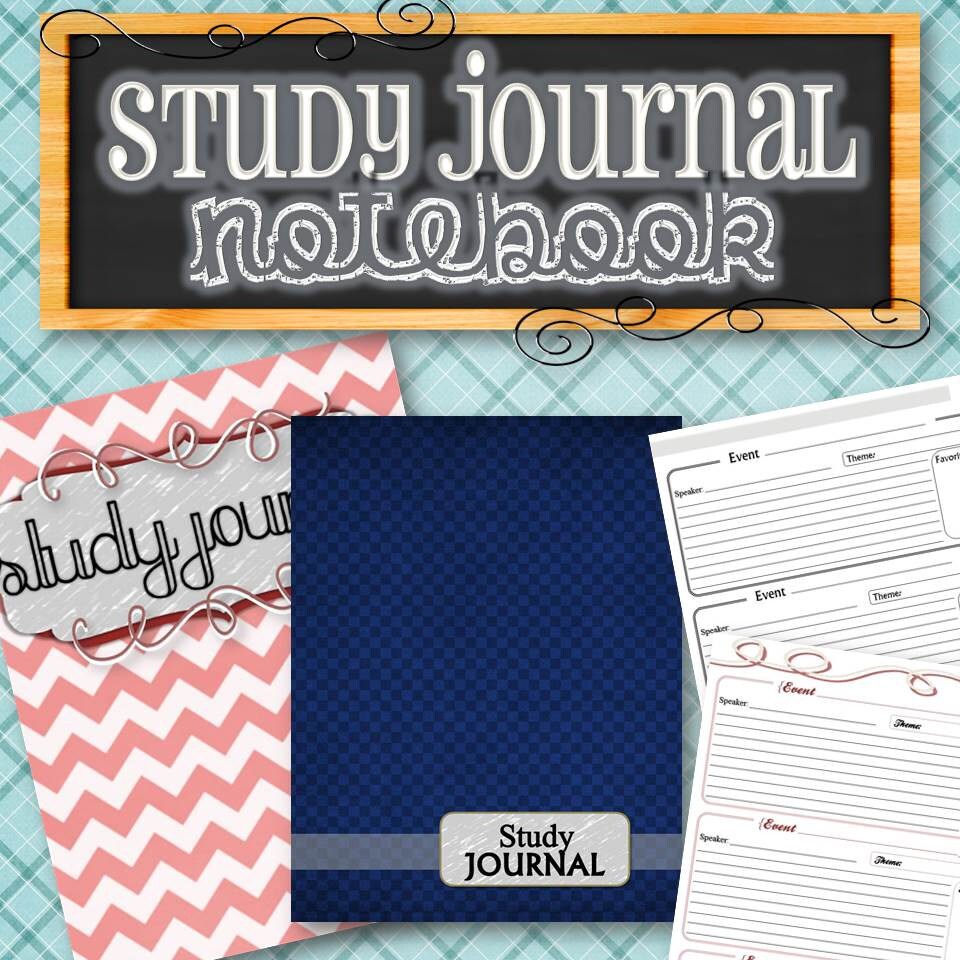 Notetaking Study Journal - INSTANT DOWNLOAD - Etsy
