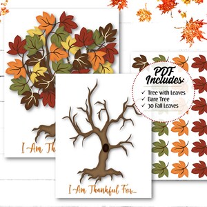 Thanksgiving Advent Calendar With Thankful Prompt Cards - INSTANT ...