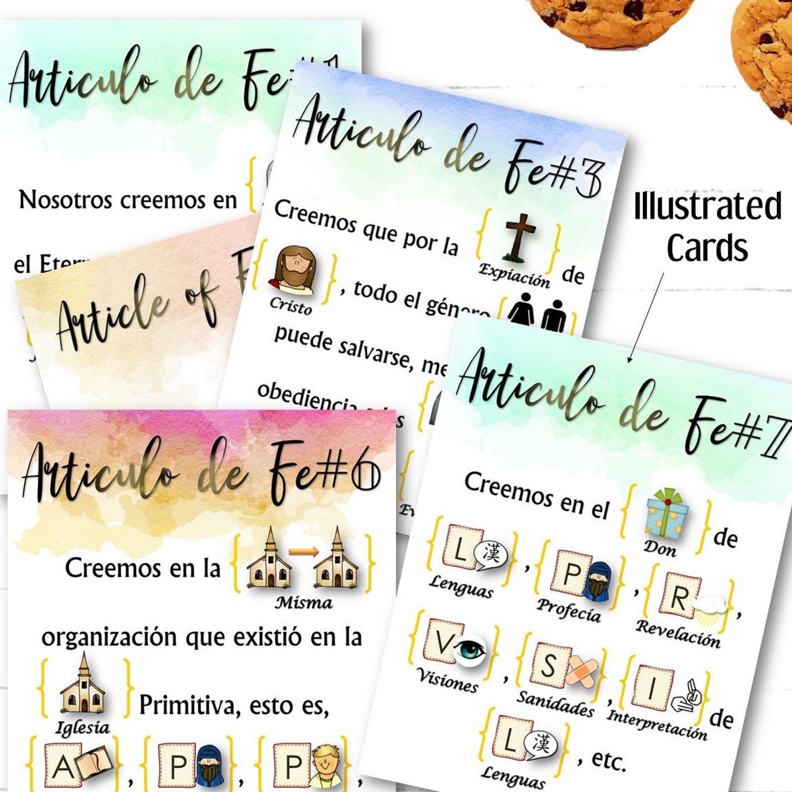 SPANISH Articles of Faith Made Easy INSTANT DOWNLOAD - Etsy