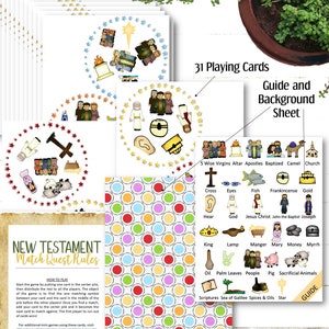 New Testament Match Quest INSTANT DOWNLOAD - Etsy