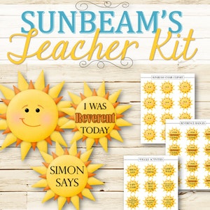EDITABLE Sunbeams Teacher Kit - INSTANT DOWNLOAD - Etsy