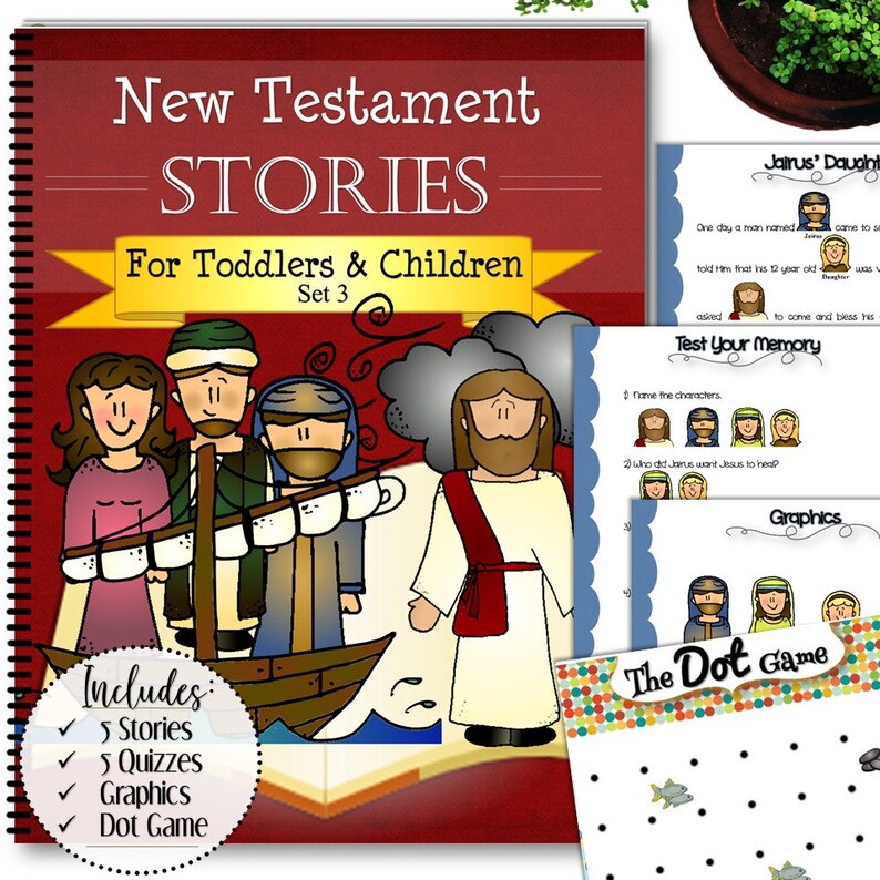 Complete New Testament Stories for Toddlers and Children | Etsy