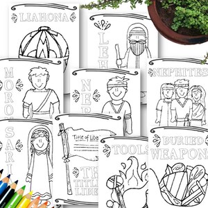 Book of Mormon Coloring Pages (27 Pages) - INSTANT DOWNLOAD - Etsy