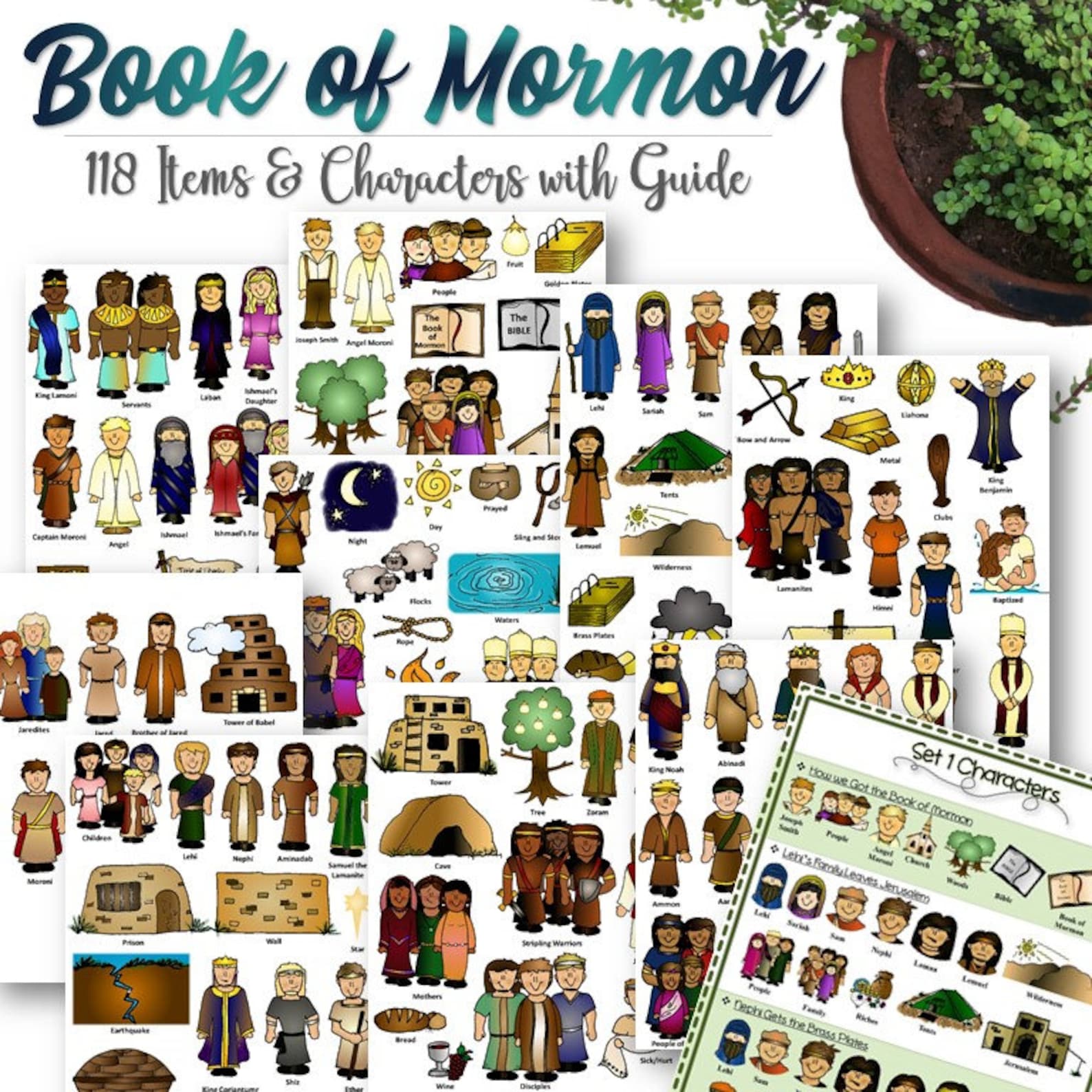 100+ Felt, Printed, or Laminated Characters for Scripture Stories - Etsy