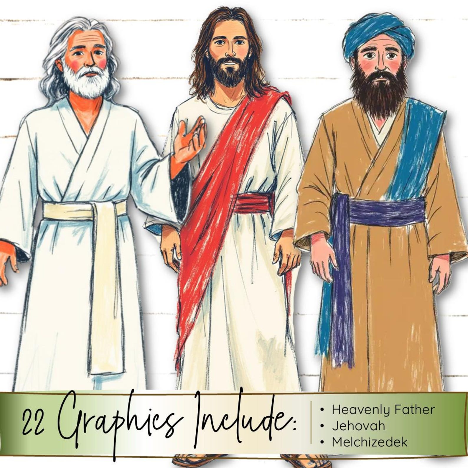 Old Testament Bible Graphics - Abraham, Sarah, Isaac, Hagar, & Ishmael ...