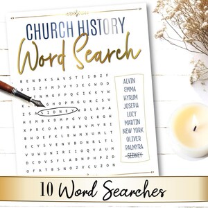 Doctrine and Covenants / D&C / Church History Word Searches 10 Pages ...