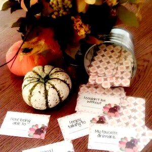 Thanksgiving Advent Calendar With Thankful Prompt Cards - INSTANT ...