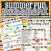 Summer Fun Passport, Kit and Schedule - INSTANT DOWNLOAD - Etsy
