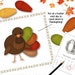 Turkey Advent Calendar With Thankful Prompt Cards - INSTANT DOWNLOAD - Etsy