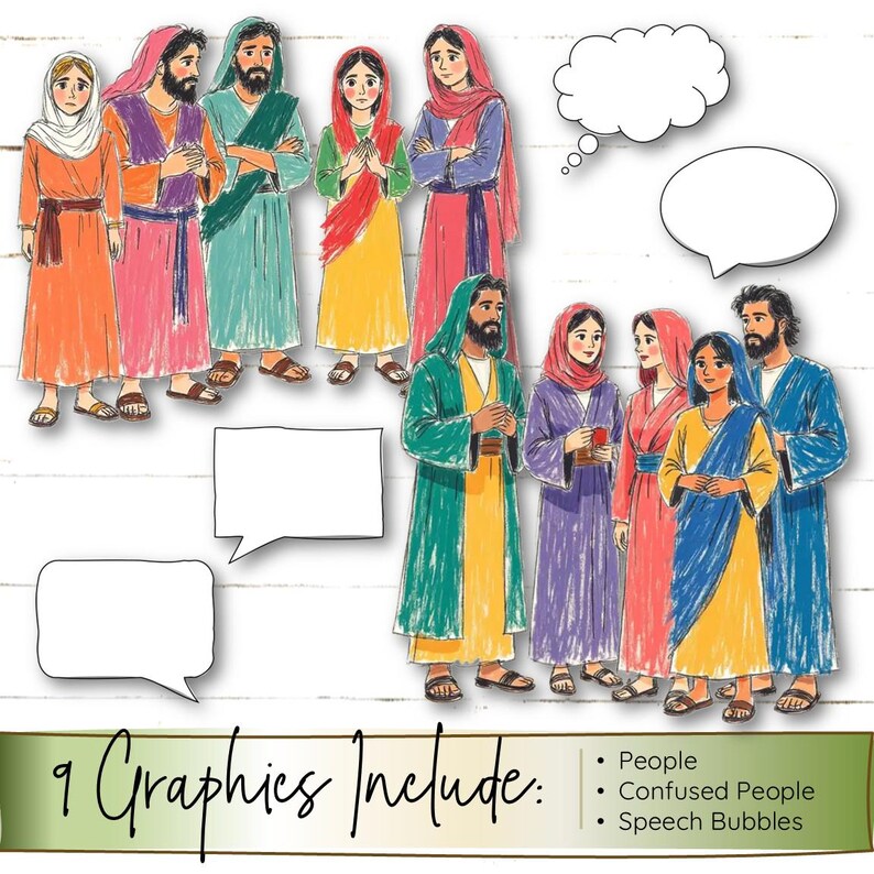 Old Testament Bible Graphics - Tower of Babel Clipart Printables PNG ...