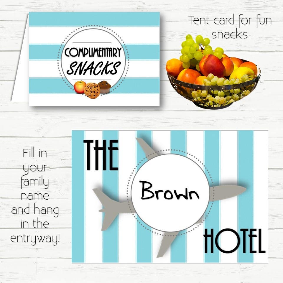EDITABLE Family Staycation Kit INSTANT DOWNLOAD | Etsy