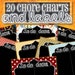 20 Chore Charts and Labels INSTANT DOWNLOAD - Etsy