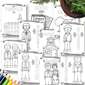 Church History Coloring Pages 29 Pages INSTANT DOWNLOAD - Etsy