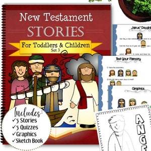 Complete New Testament Stories (for Toddlers and Children) - INSTANT ...
