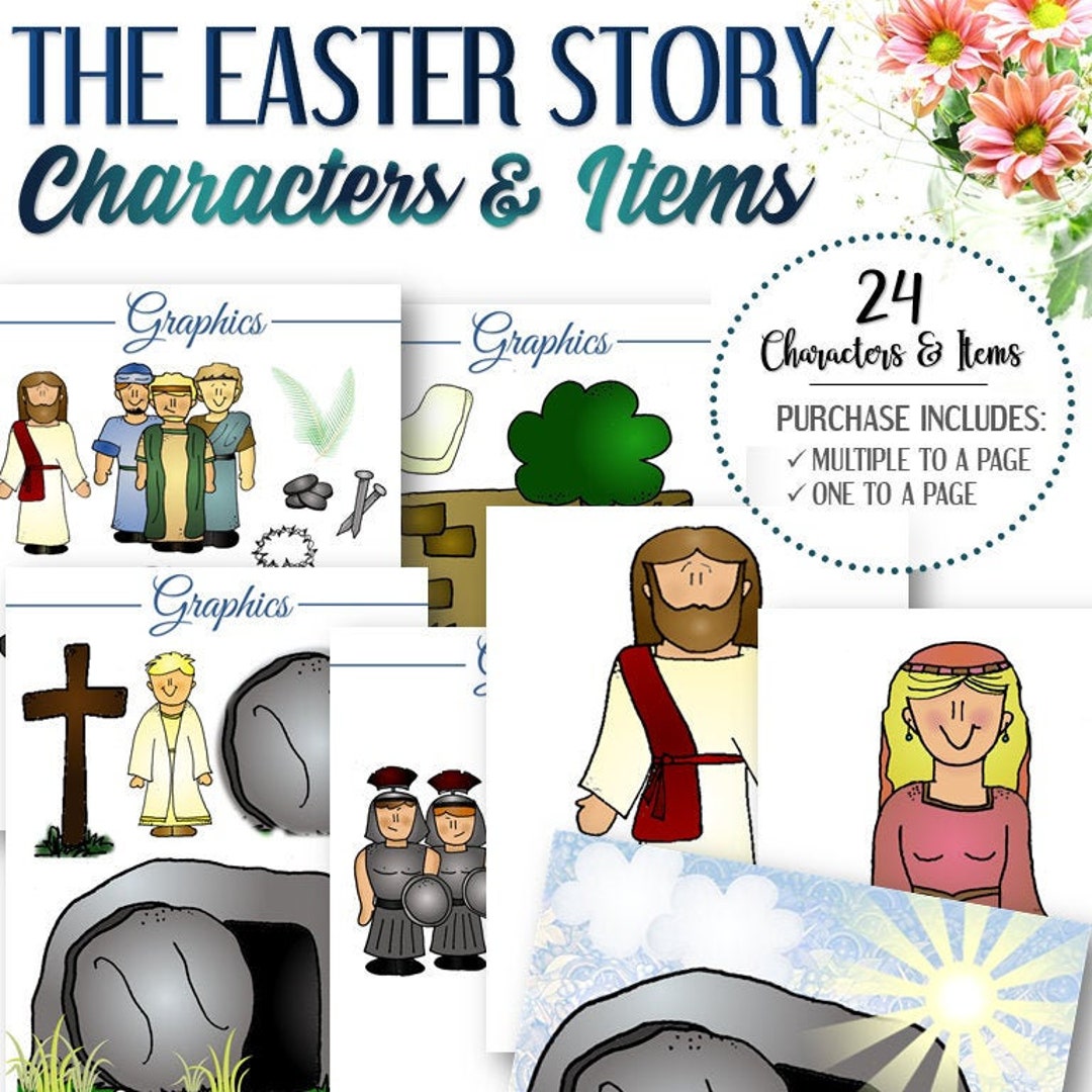 24 Easter Story Printables INSTANT DOWNLOAD - Etsy
