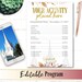 EDITABLE Event Invite, Program, and Lyrics - INSTANT DOWNLOAD - Etsy