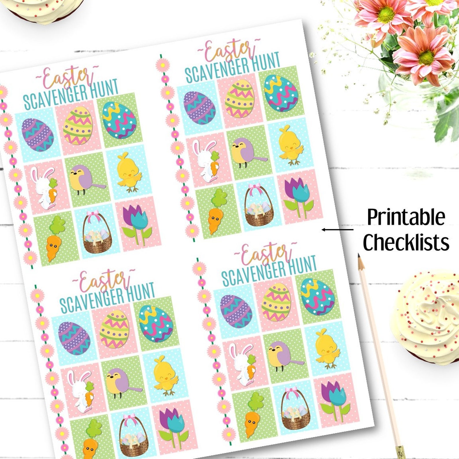 Easter Scavenger Hunt Game INSTANT DOWNLOAD | Etsy