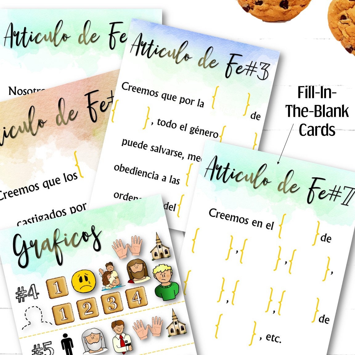SPANISH Articles of Faith Made Easy - INSTANT DOWNLOAD - Etsy
