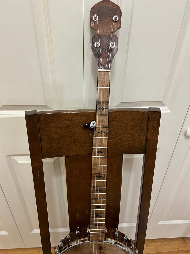 Custom 5-string Banjo Aged Finish Hide Head - Etsy