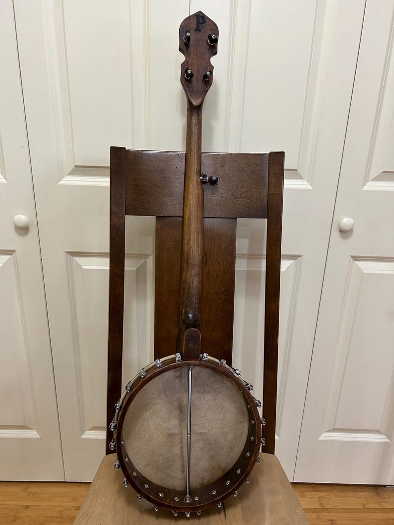 Custom 5-string Banjo Aged Finish Hide Head - Etsy