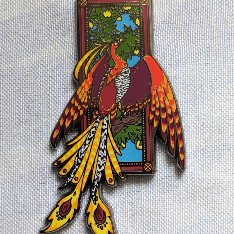 Phoenix Pin - Etsy