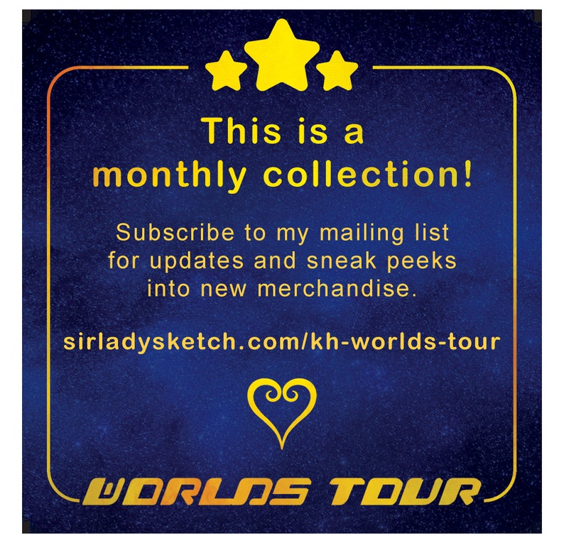 Kingdom Hearts Worlds Tour | Hard Enamel Pin Collection | the World ...