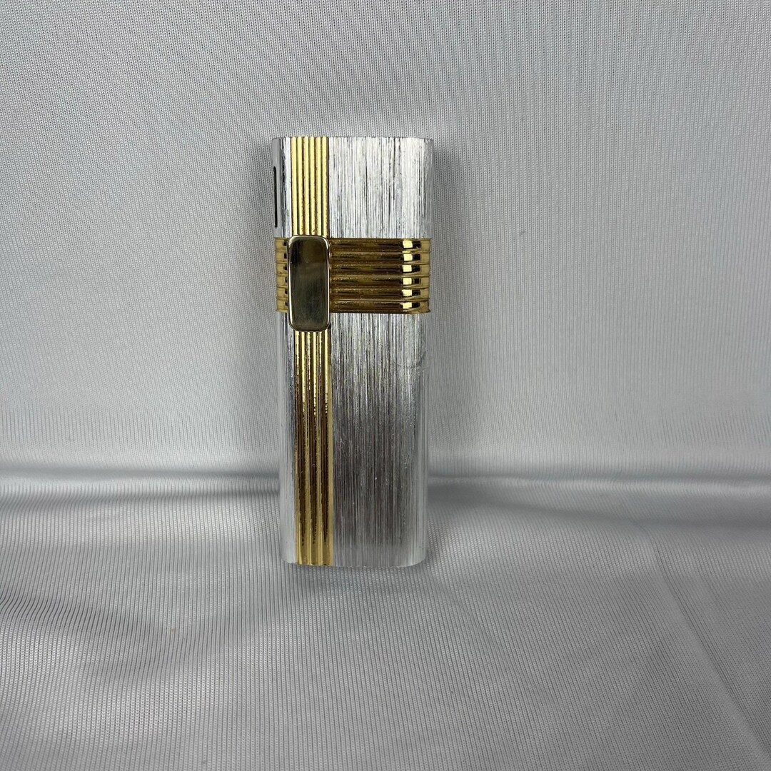 Vintage 60s 70s Art Deco Colibri Touch Sensor Lighter Silver Gold Tone ...