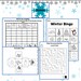 Printable Winter/christmas Preschool Activity Bundle,preschool ...