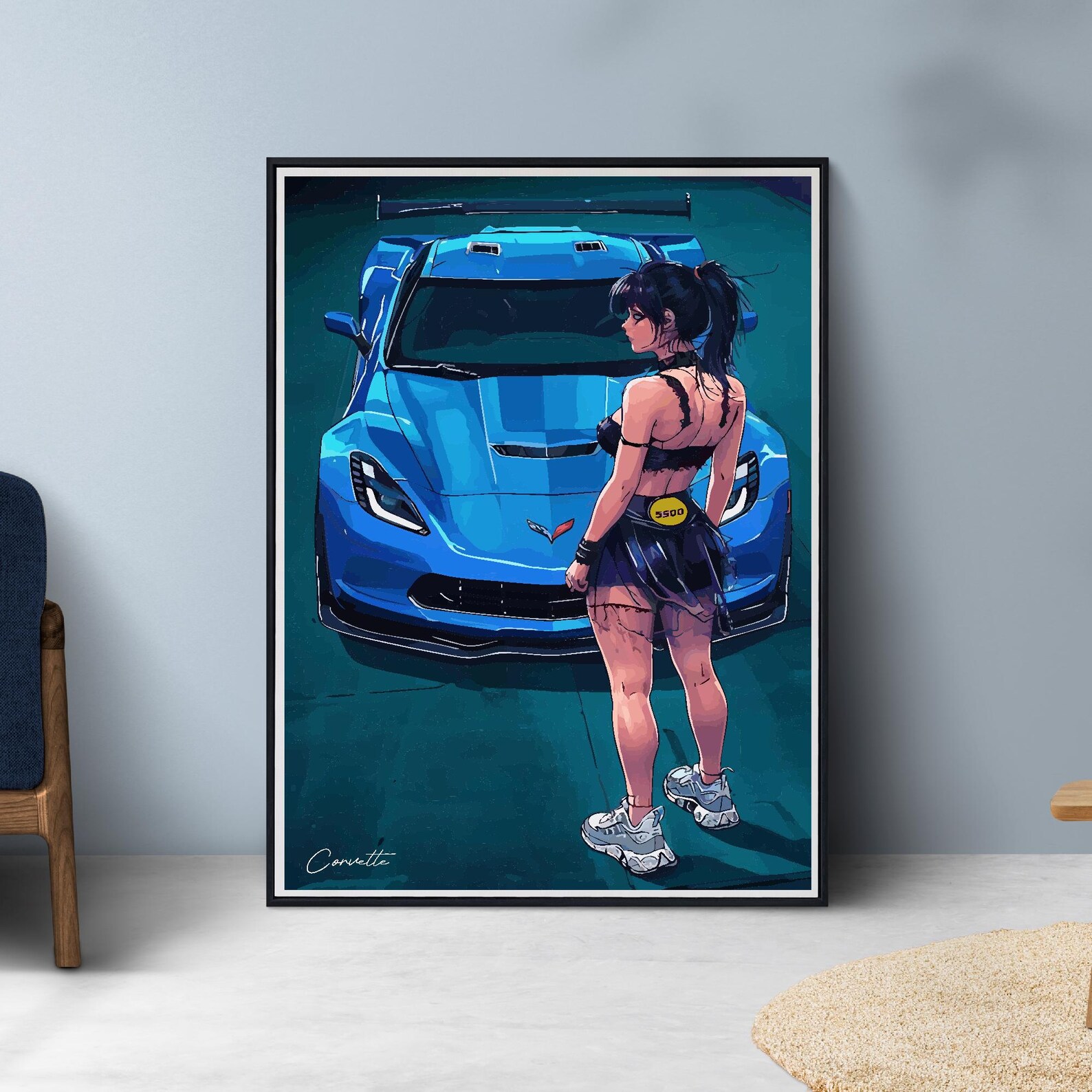 Muscle Car Poster Printable, Super Car Wall Art, Car Wall Decor ...