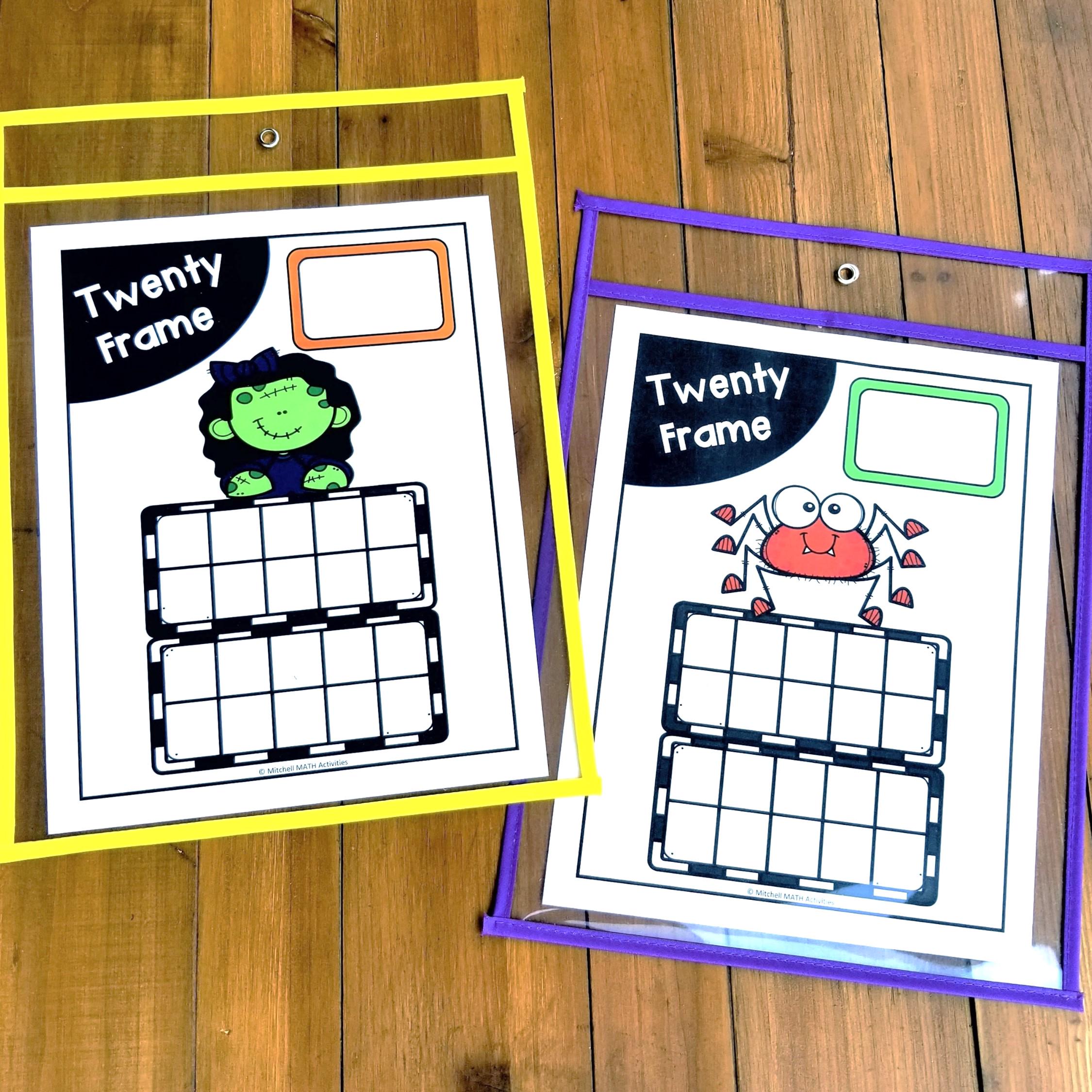 Halloween Numbers 1 to 20 Math Activities for October Number Sense ...