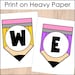 Printable Pencil Welcome Banner for Back to School Time With 8 Colors ...