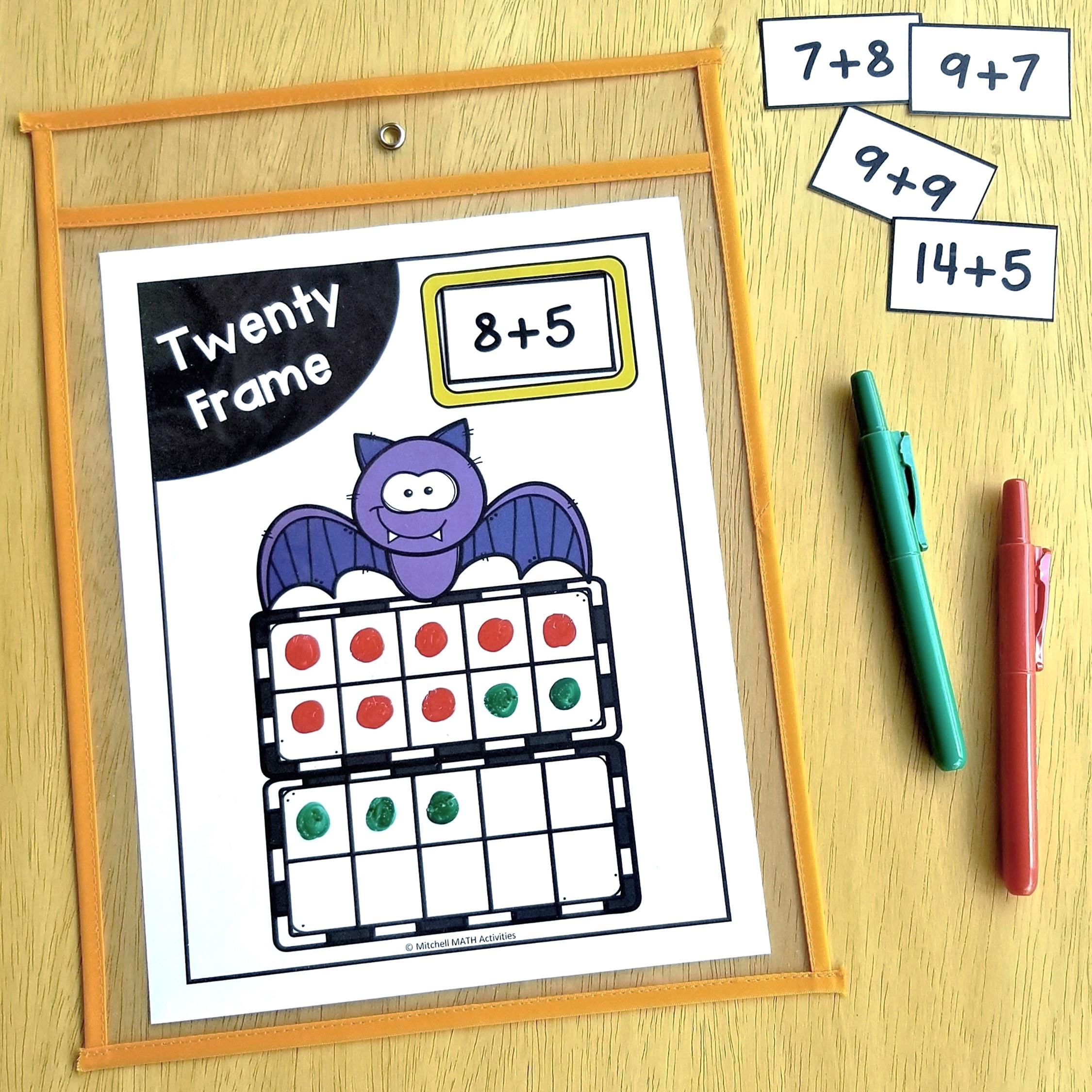 Halloween Numbers 1 to 20 Math Activities for October Number Sense ...