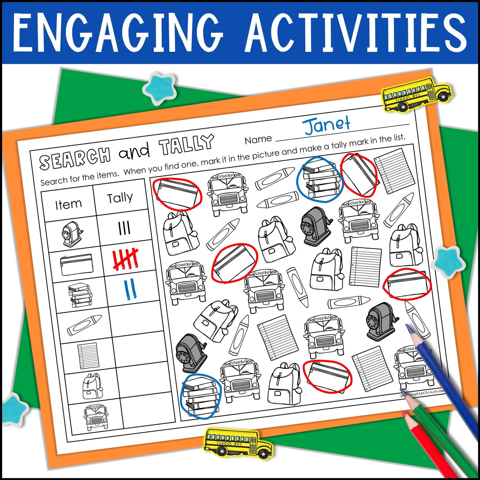 Back to School Activity Pack for 2nd, 3rd, and 4th Grade Morning Work ...