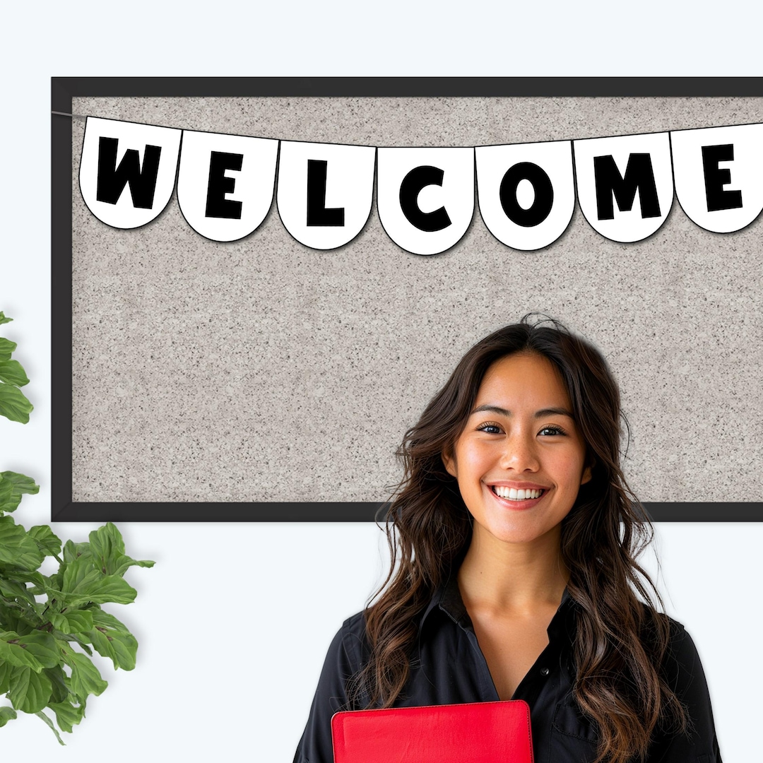 Welcome Banner to Print on Your Choice of Paper - Etsy