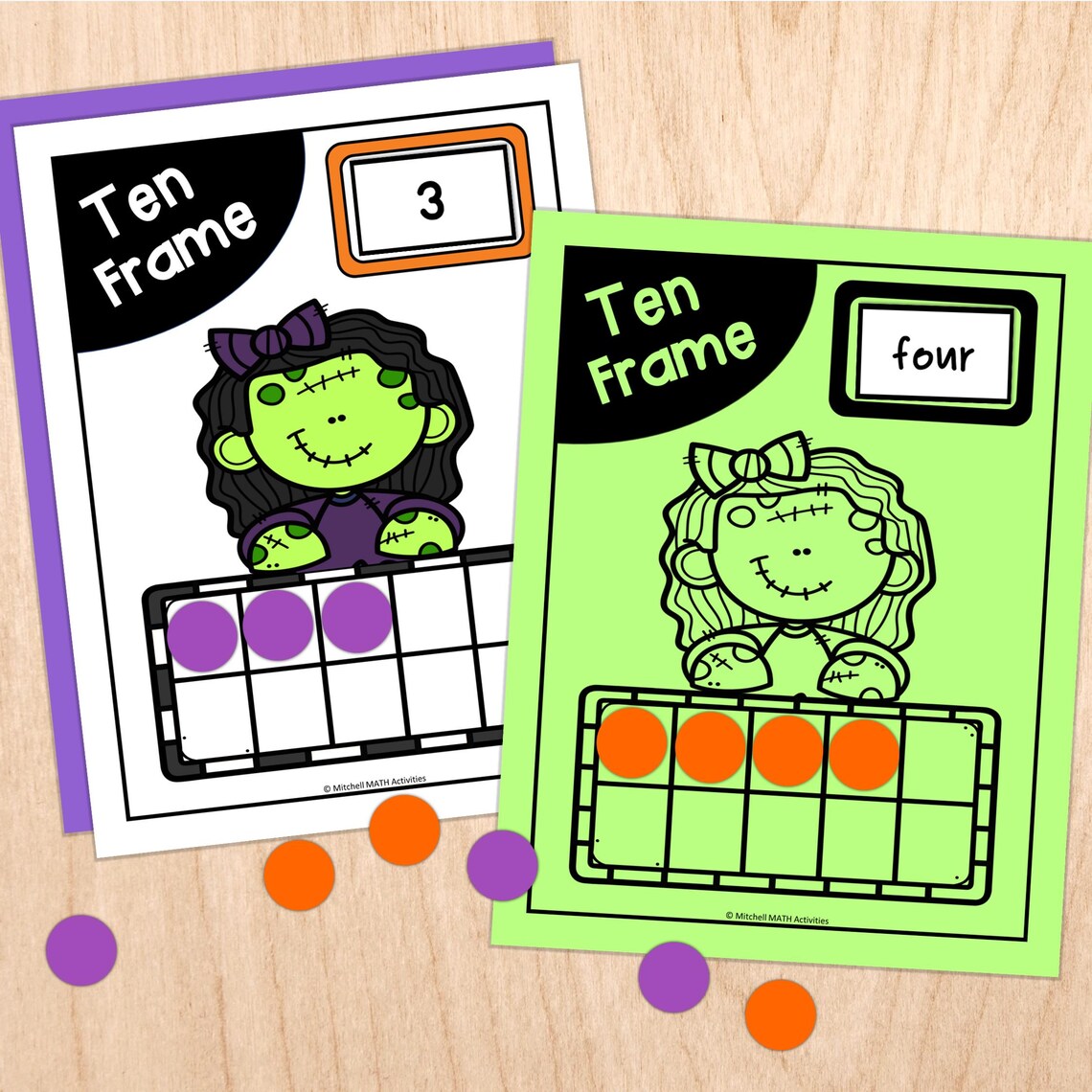Halloween Numbers 1 to 20 Math Activities for October Number Sense ...