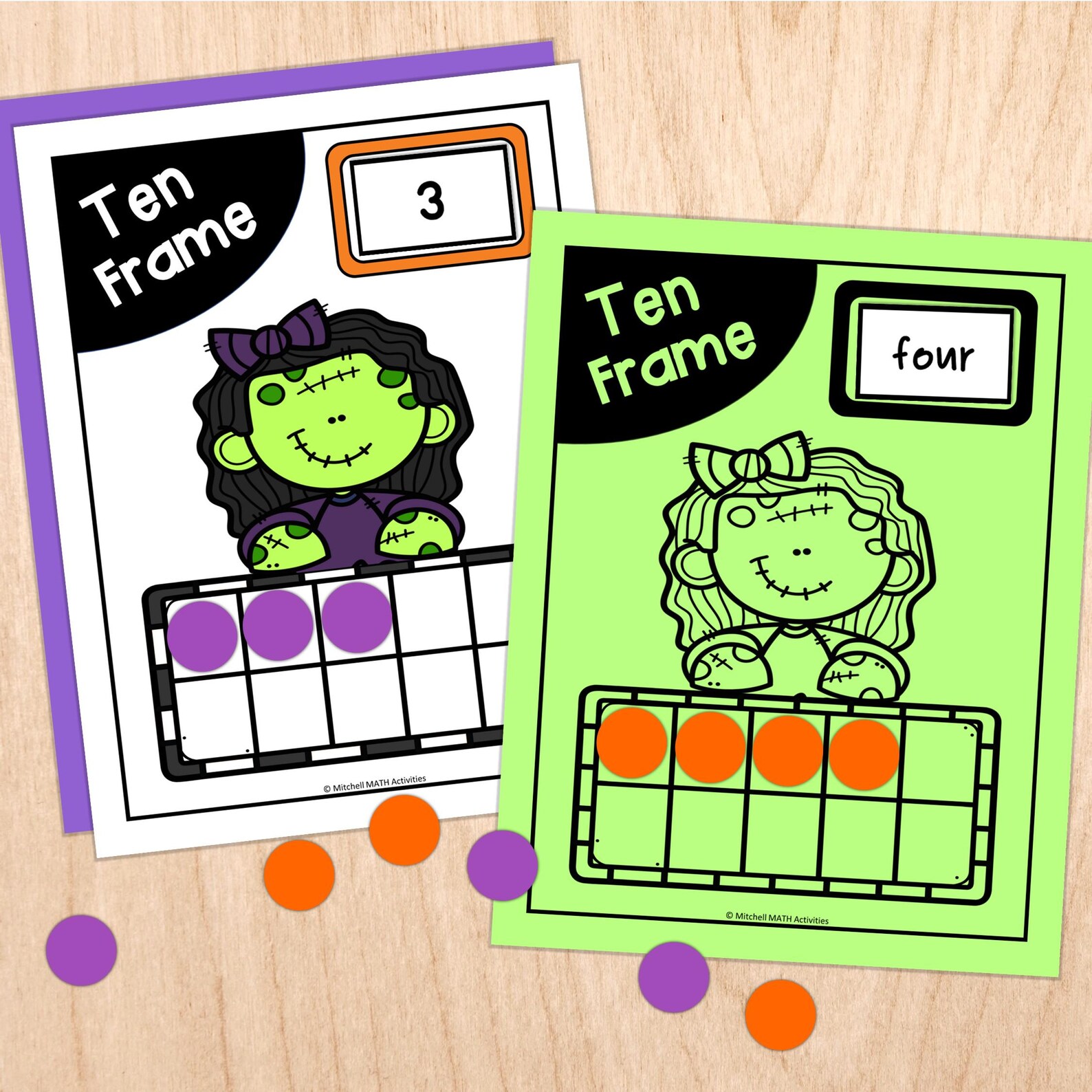 Halloween Numbers 1 to 20 Math Activities for October Number Sense ...