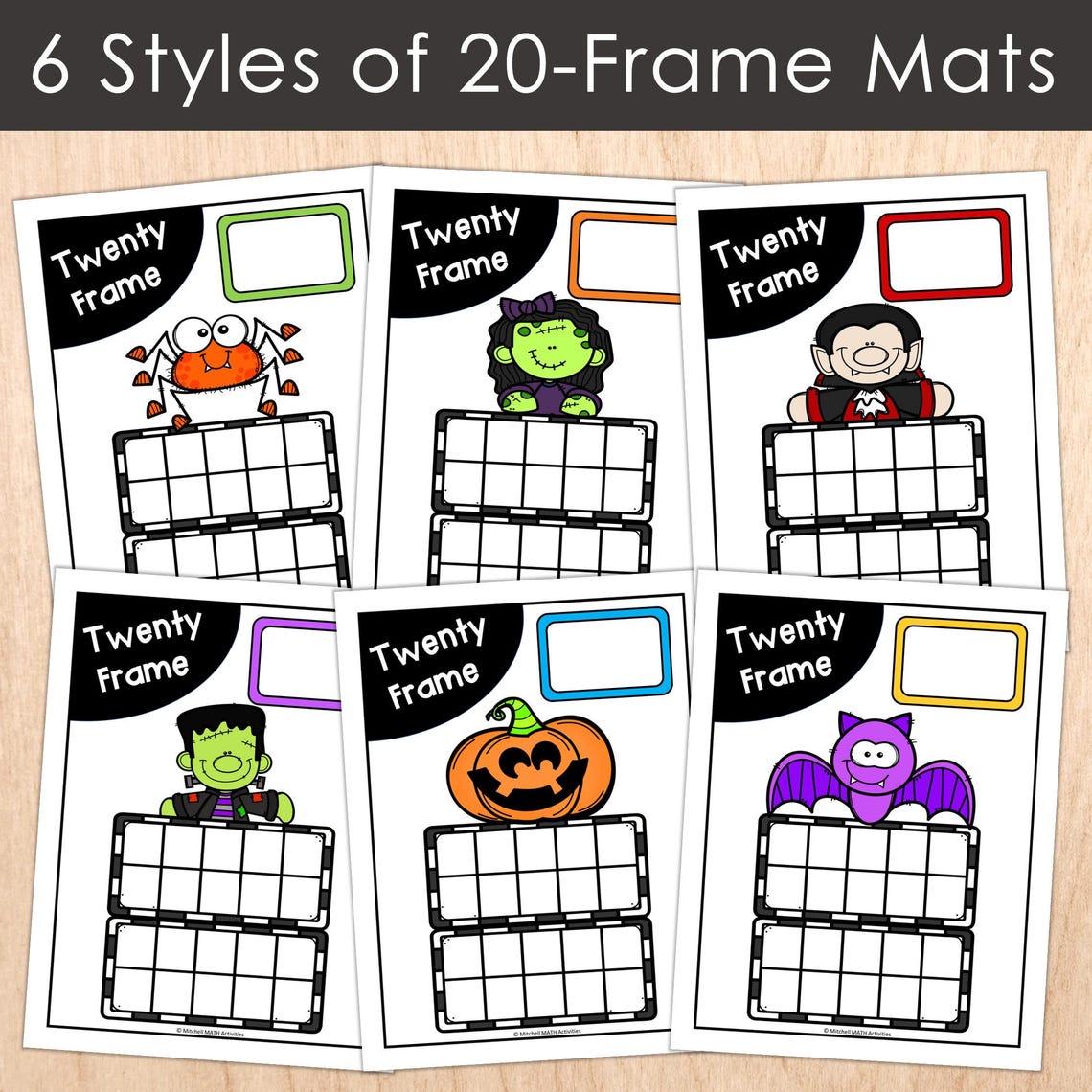 Halloween Numbers 1 to 20 Math Activities for October Number Sense ...