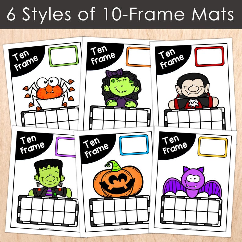 Halloween Numbers 1 to 20 Math Activities for October Number Sense ...