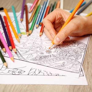 10 Coloring Pages for Kids, Printable Coloring Pages, Kids Coloring ...