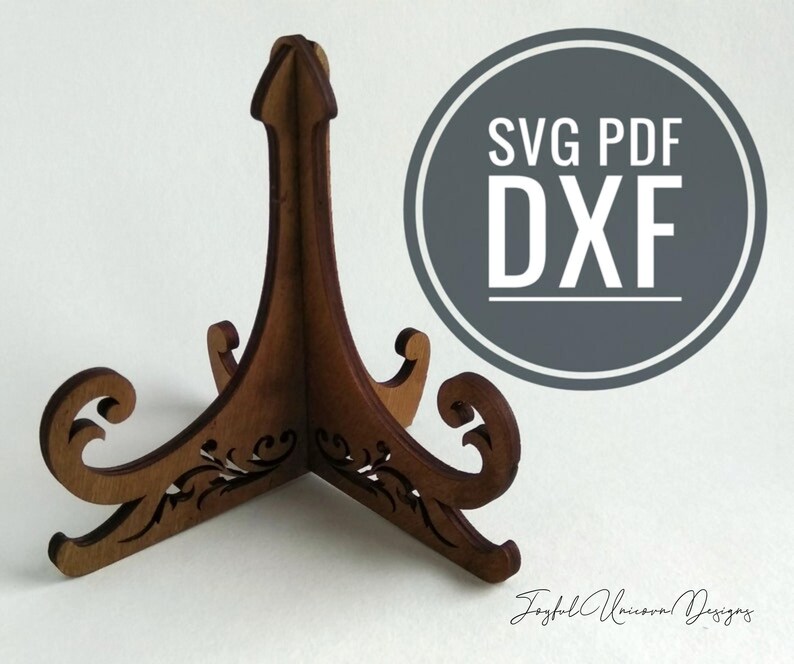 Easel Stands Bundle SVG, Glowforge Ready File, Laser Cut Easel Stands ...