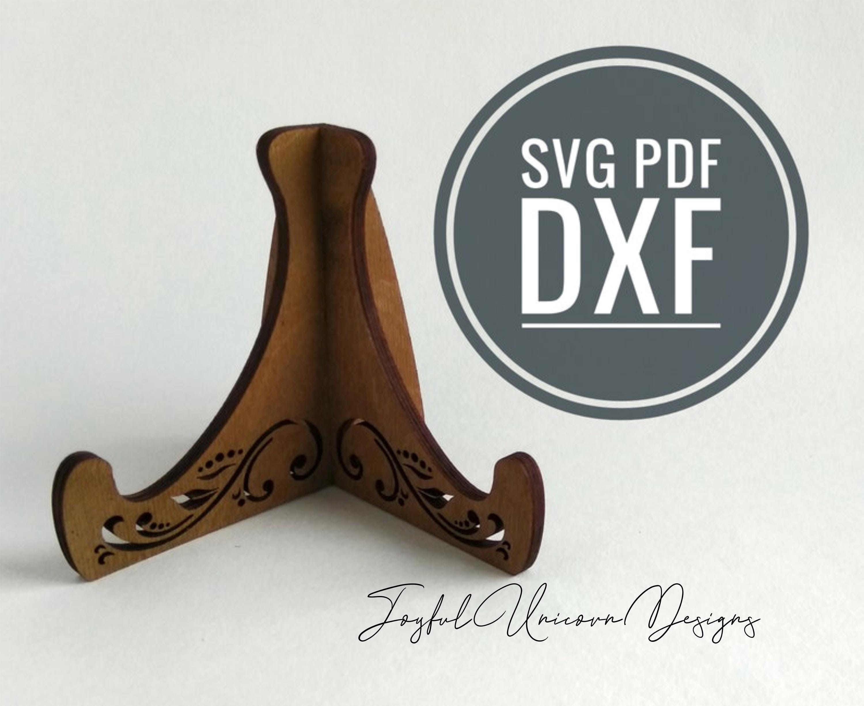 Laser Cut Easel Stand SVG, Easel Pattern SVG, Glowforge, CNC Ready File ...