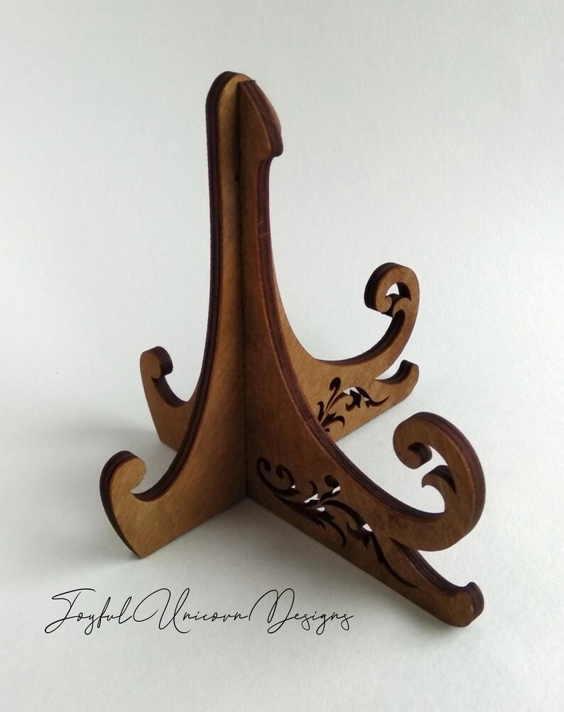 Easel Stand SVG, Glowforge Ready File, Laser Cut File, Easel Display ...