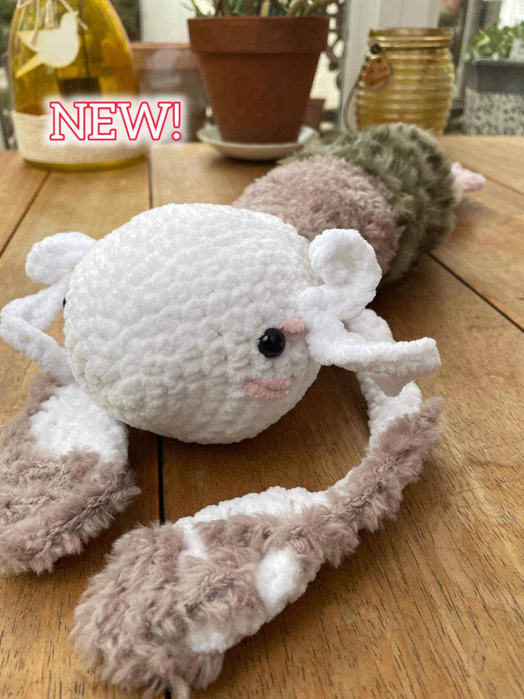 Palontras Plushie | Fran Bow Crochet Handmade Cuddly Toy - Etsy