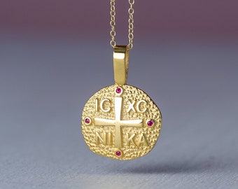 Constantine Cross Necklace | Etsy