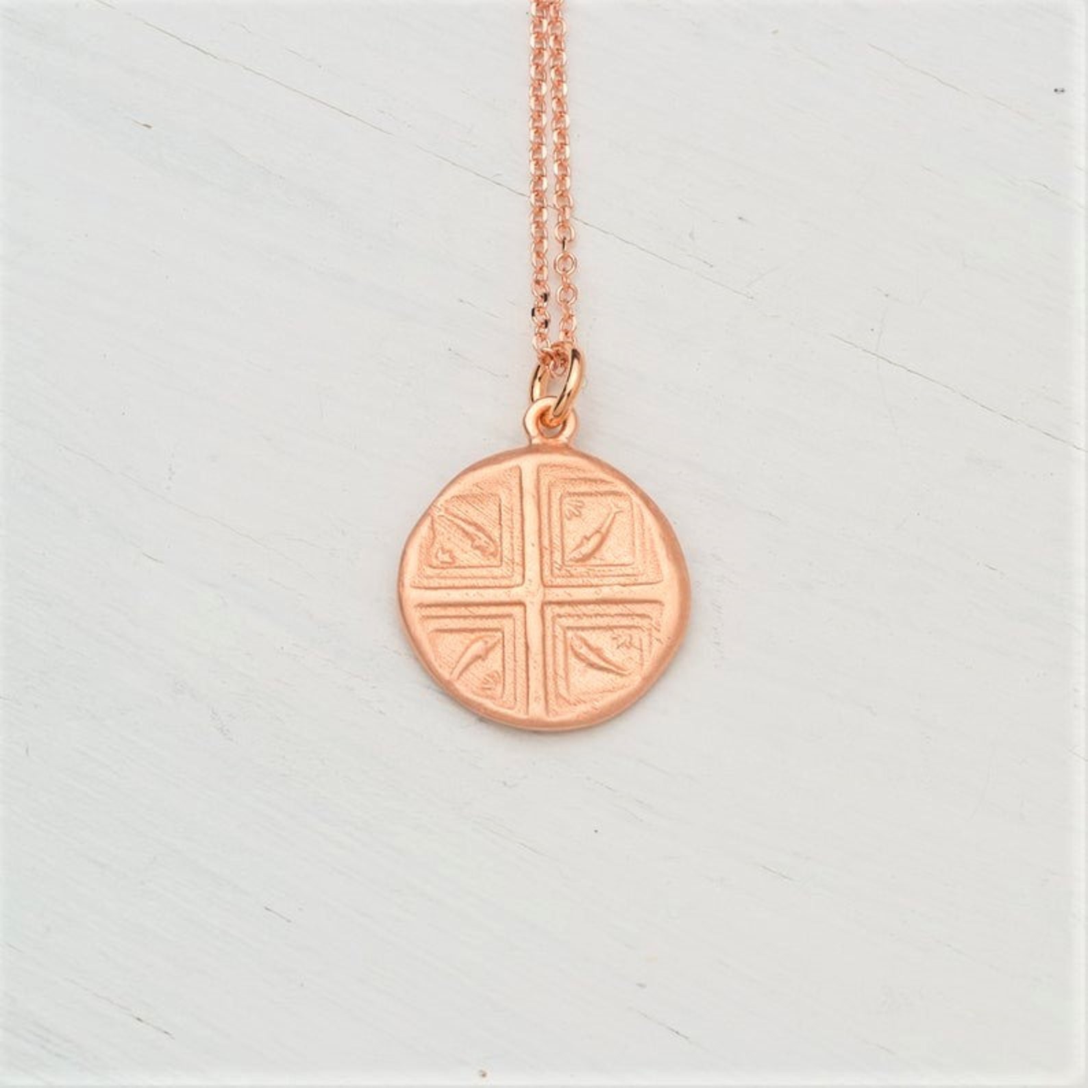 Solid Gold Ancient Greek Coin Necklace / 9k 14k or 18k Gold | Etsy